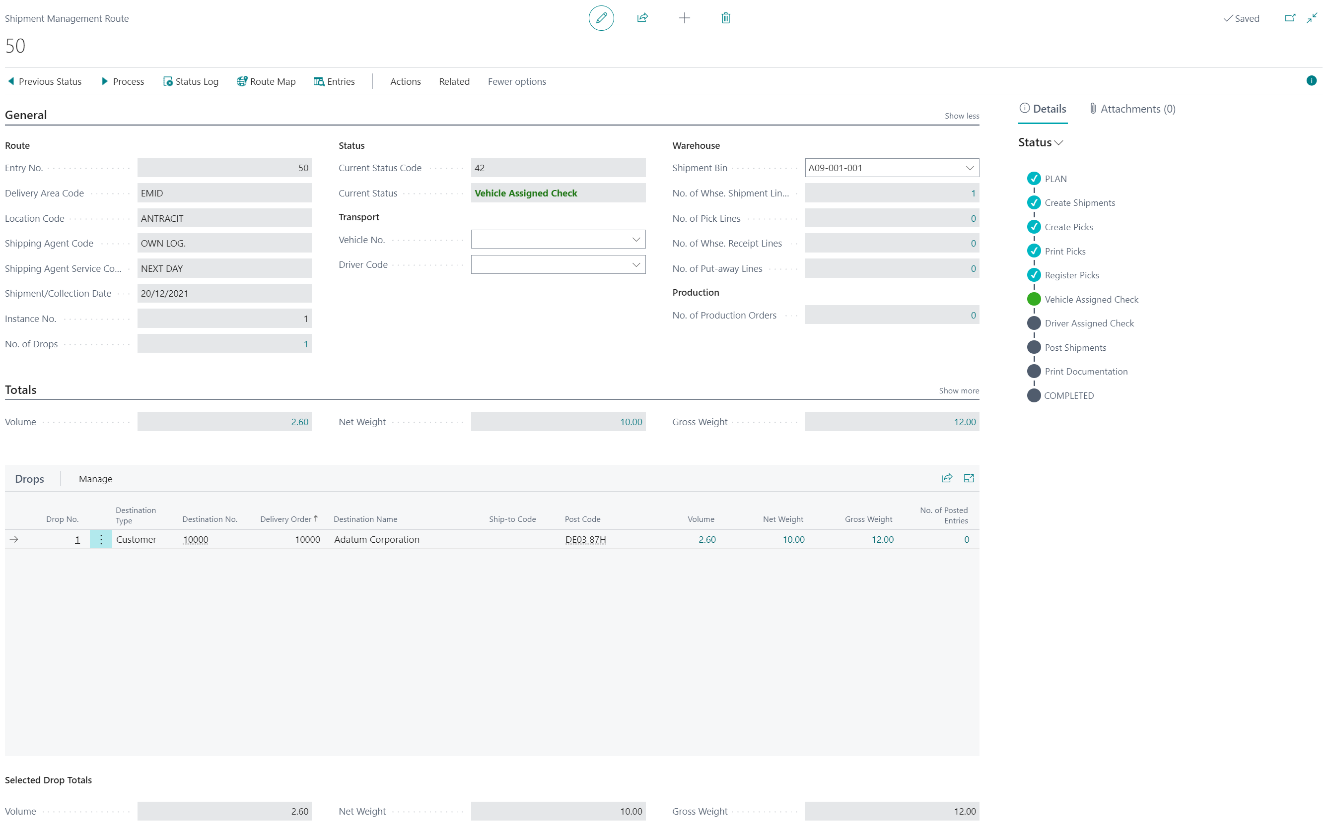Clever Dynamics - Route Card